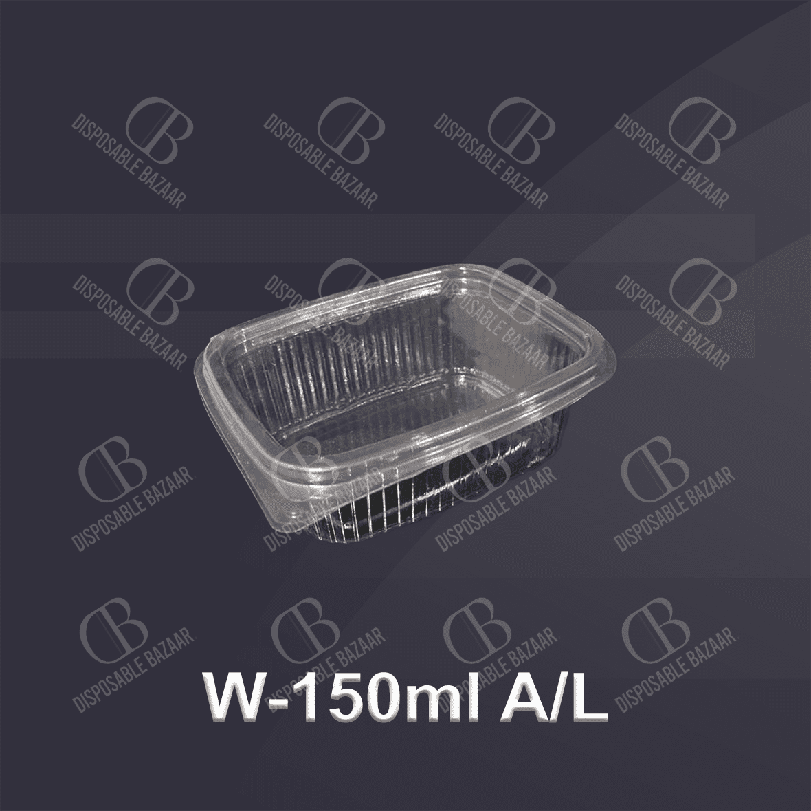 Plastic Container Black - C-500ml