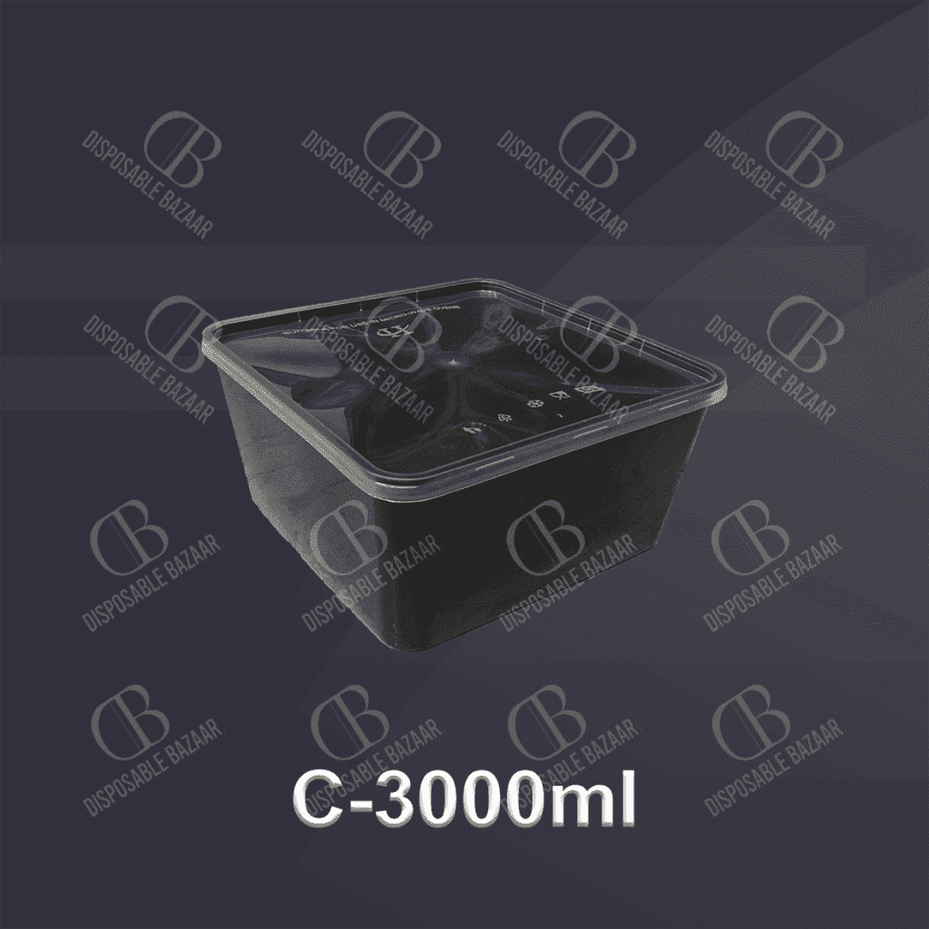 Buy Best Black Disposable Plastic Food Container