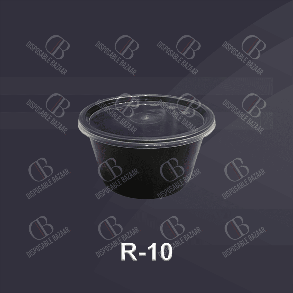 Buy Best Black Disposable Plastic Food Container